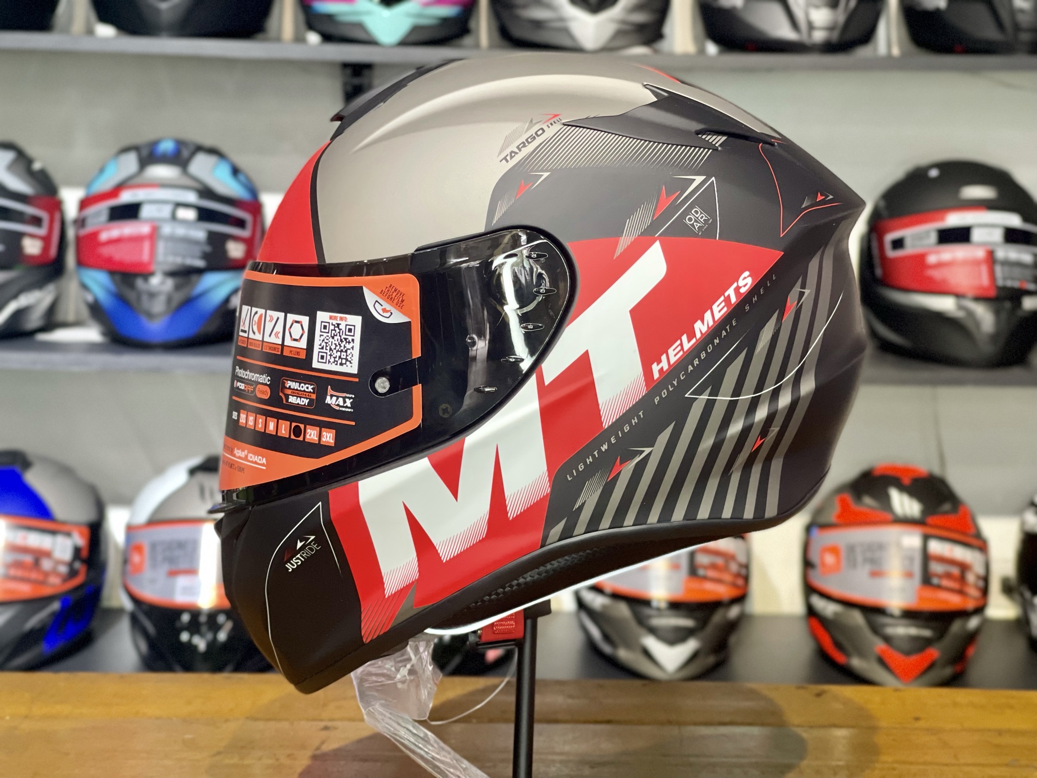 MT TARGO ODAR Full-face Single Visor Helmet (Clear Visor Only) | Lazada PH