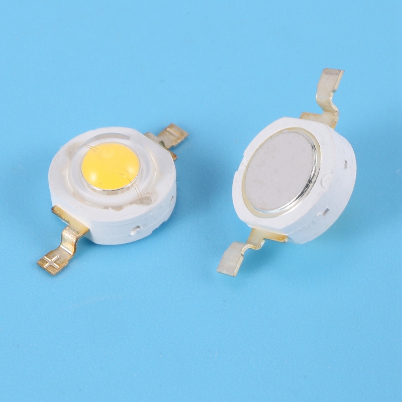 10 Pieces High Power 2 Pin 3W Warm White LED Bead Emitters 100-110Lm ...