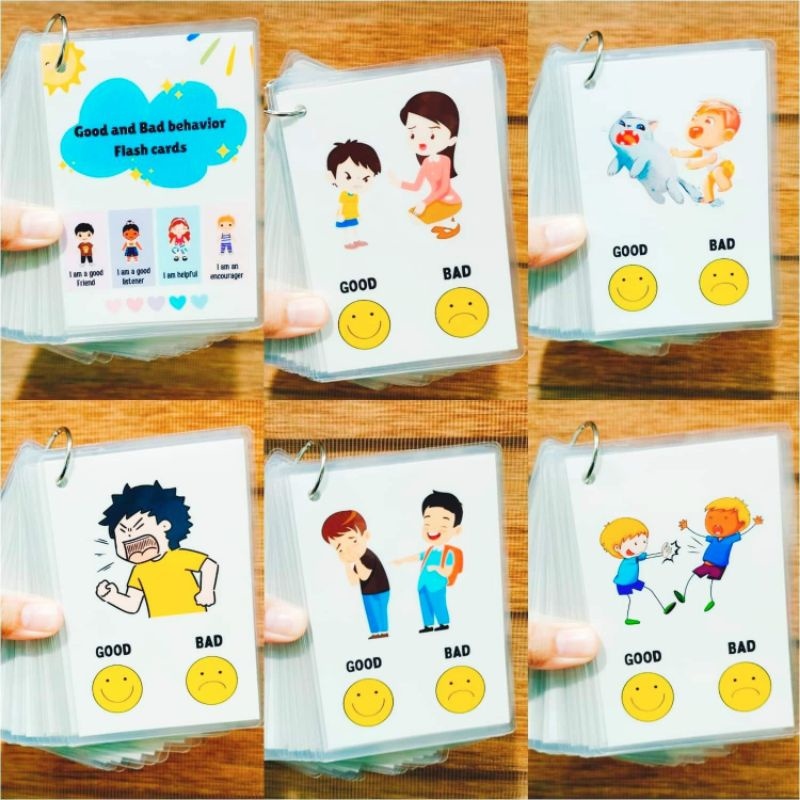 Good manners behavior good or bad psychology educational laminated ...