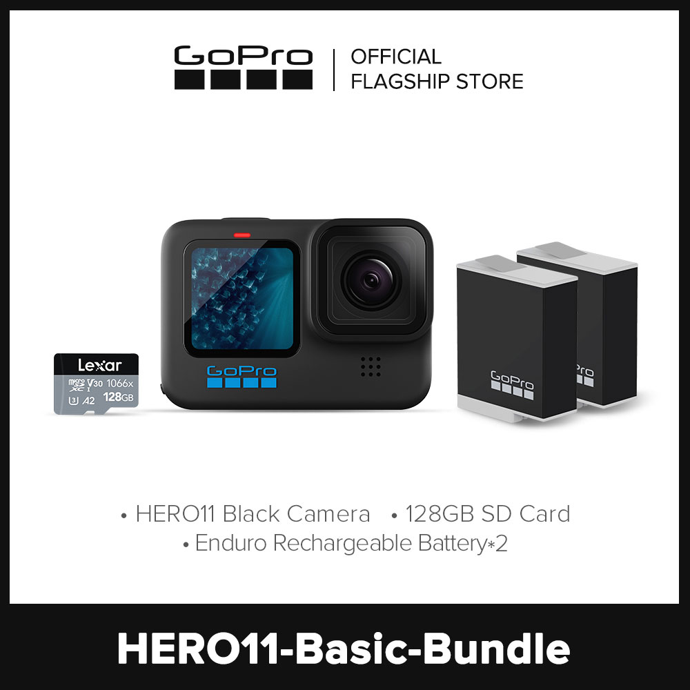 (1 YEAR WARRANTY) GoPro HERO11 Black Waterproof ActionCam 5.3K60/4K120 ...