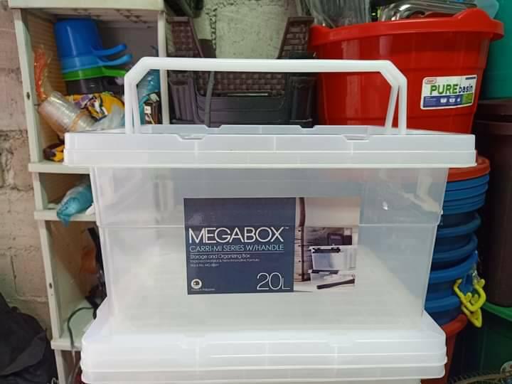MG-686H MegaBox Storage box 20 liters w/ Handle | Lazada PH