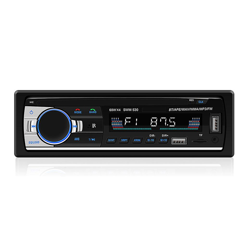 YK-520 12V Bluetooth Car Stereo FM Radio MP3 Audio Player USB/TF/AUX ...