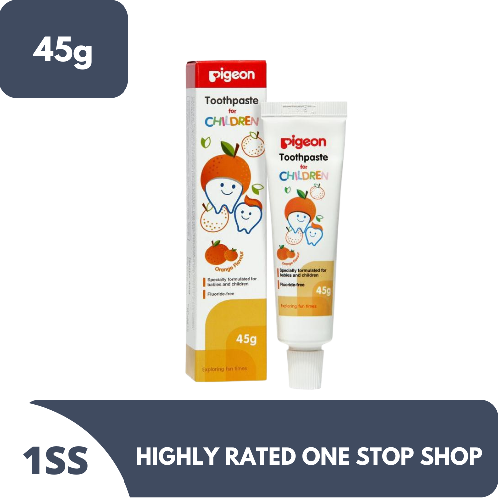 Pigeon Children's Toothpaste Orange 45g | Lazada PH