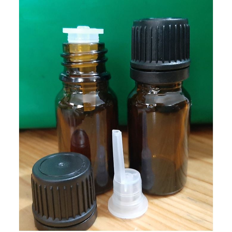 10ml amber glass essential oil scents dripper bottle | Lazada PH