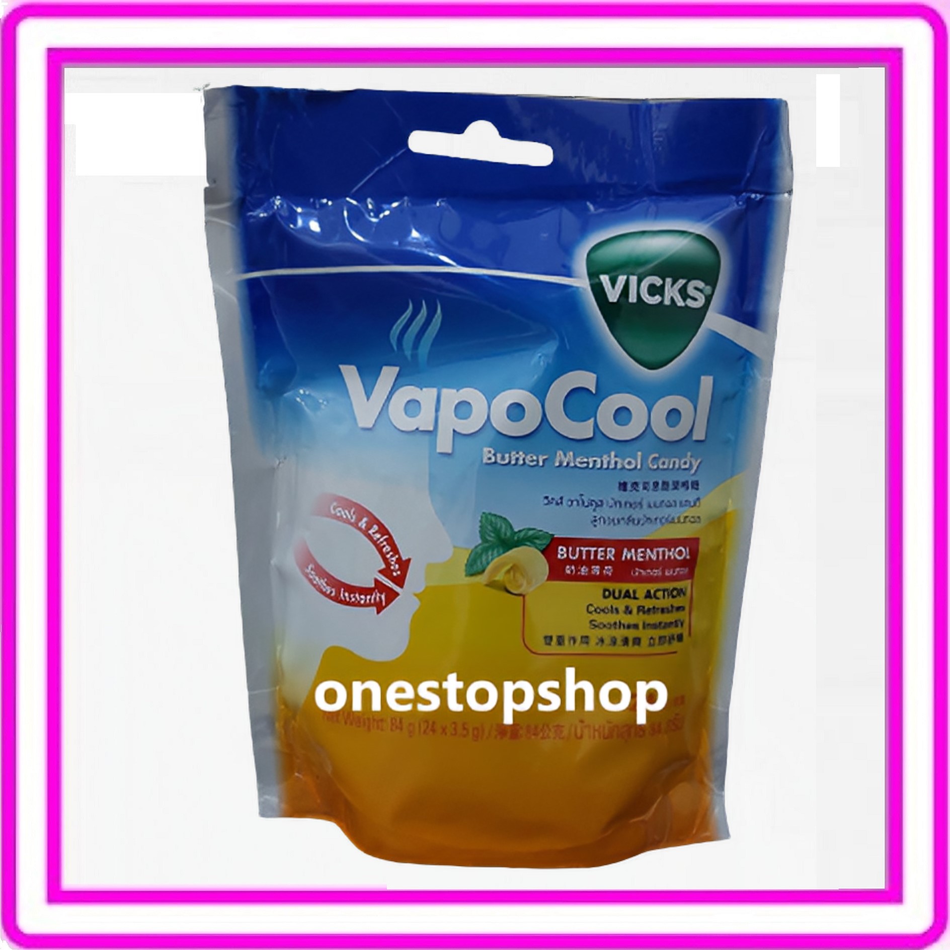 Vicks VapoCool Candy Butter Menthol | Lazada PH
