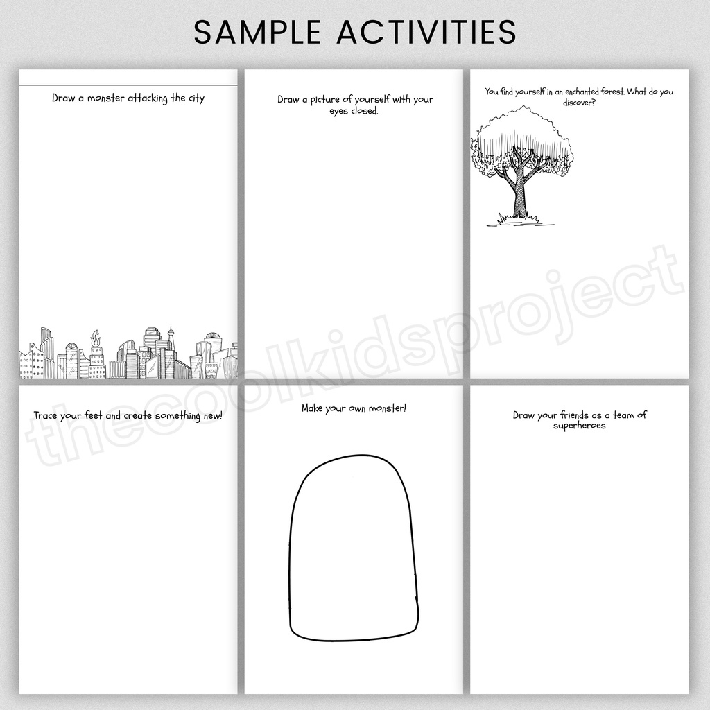 Imagine Drawing Prompts Doodle Prompts Drawing Book Creative Thinking ...