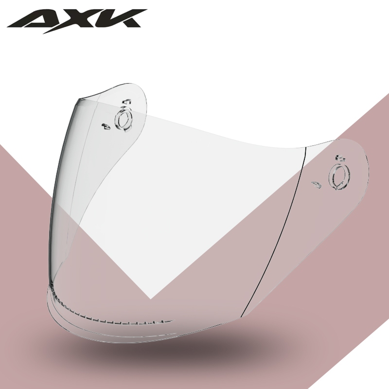 Tri-color visor for AXK 557/801/998 half-face and full-face helmets ...