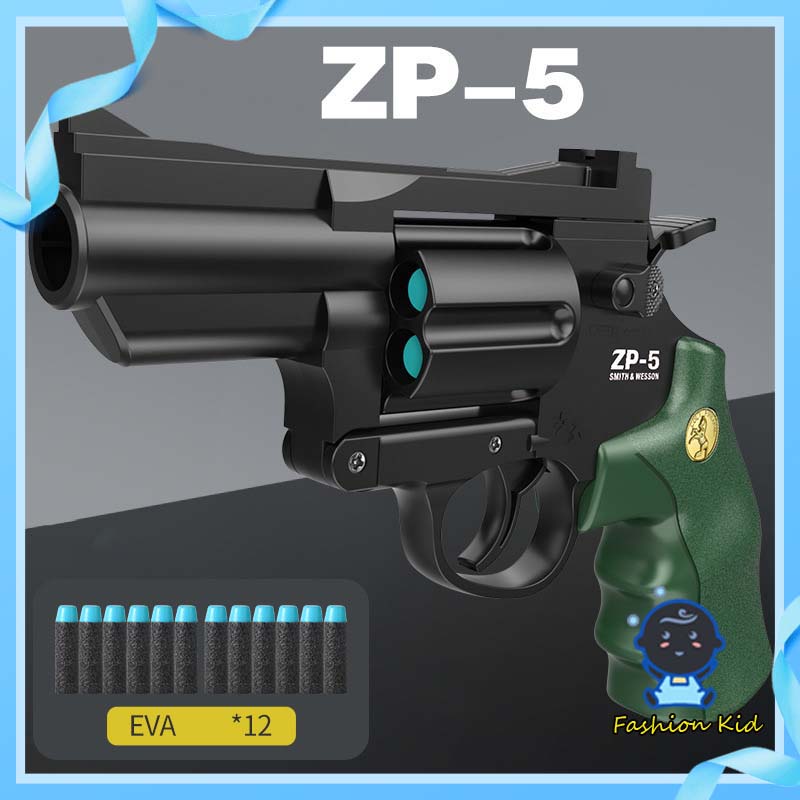 Children's Toy EVA Soft Bullet Revolver Gun Toys Gift for Kids | Lazada PH