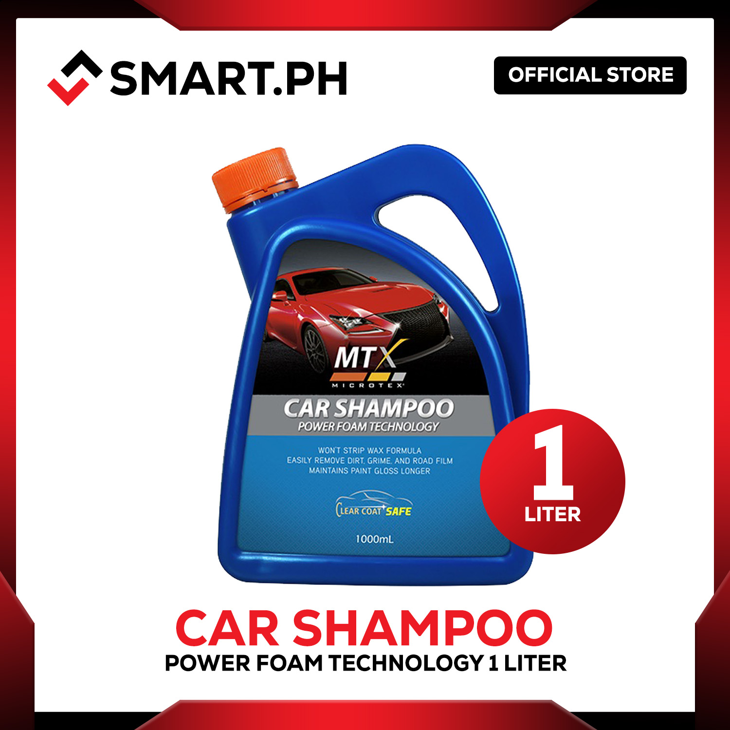 Microtex Car Shampoo Power Foam Technology MA-S101 1L | Lazada PH