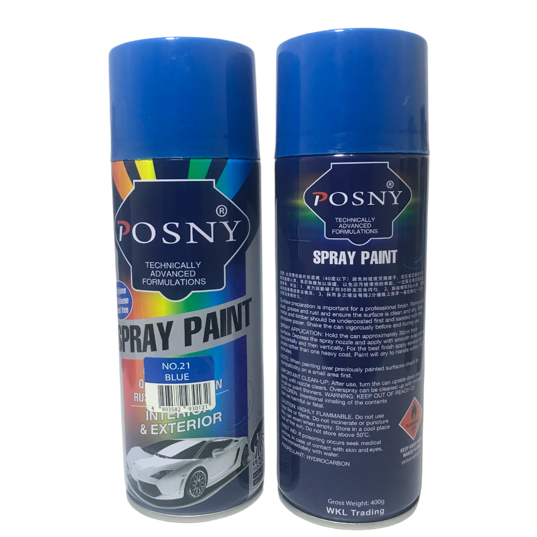 Posny Spray Paint FLAT Black 400ml ( Made In Thailand ) - GPNorthern ...
