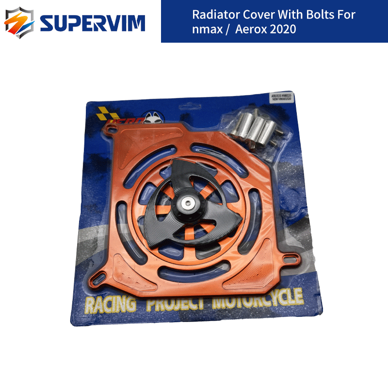 Supervim Motorcycle Radiator Cover Spinner Design With Bolts For Nmax ...