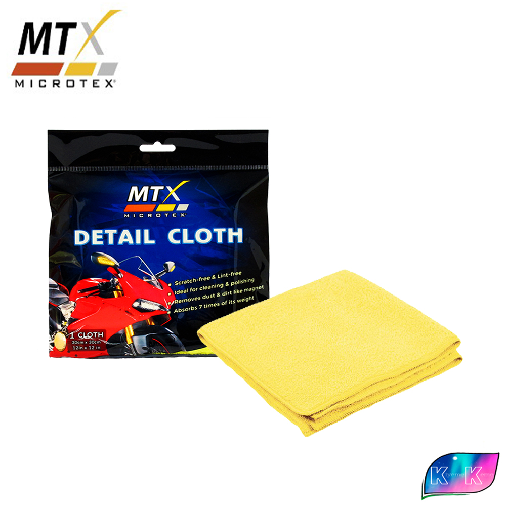 Microtex Detailing Cloth 12" x 12" (Microfiber, MTX Motorcycle Care ...