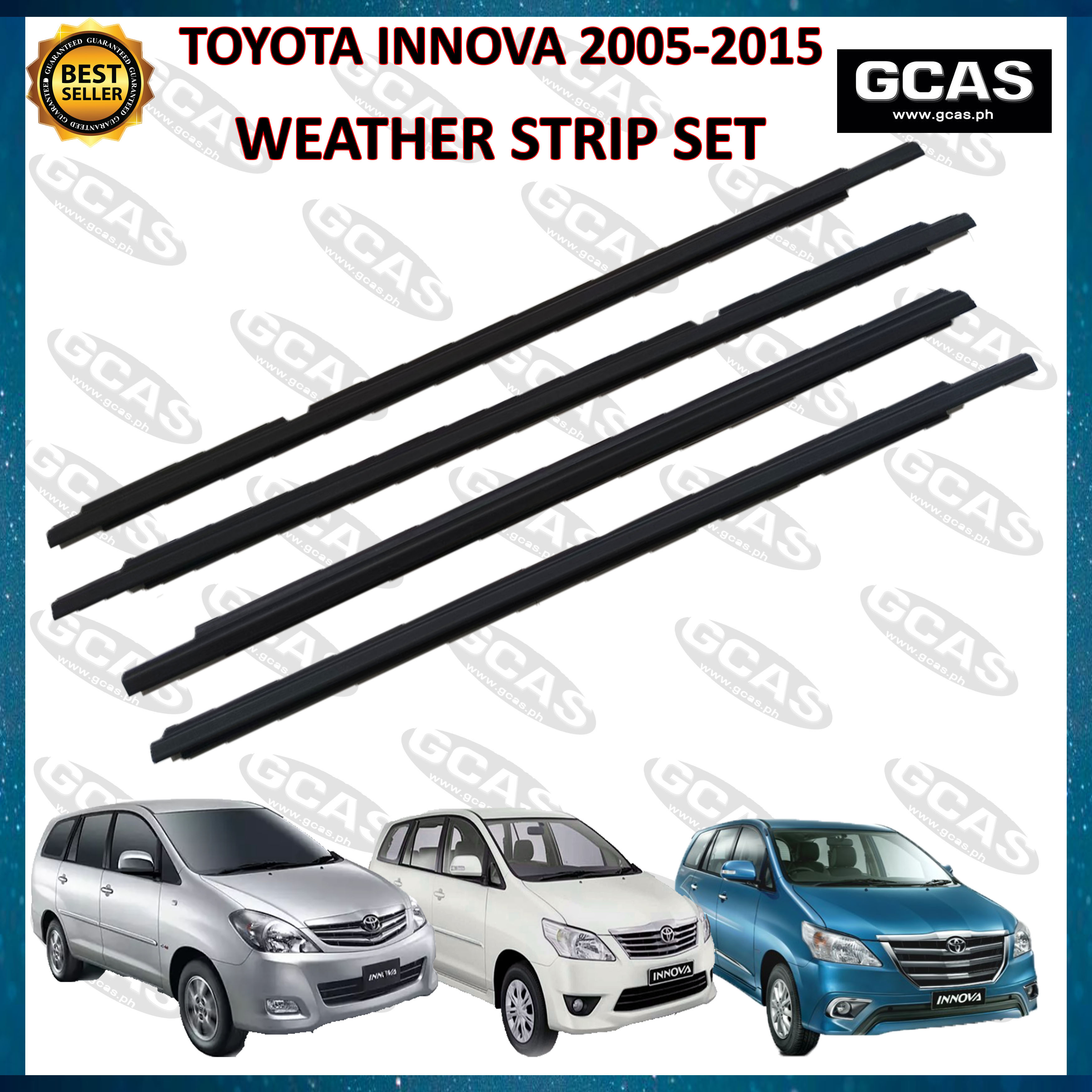Toyota Innova 2005-2015 Window Molding Weather Strip ( Set and Per ...