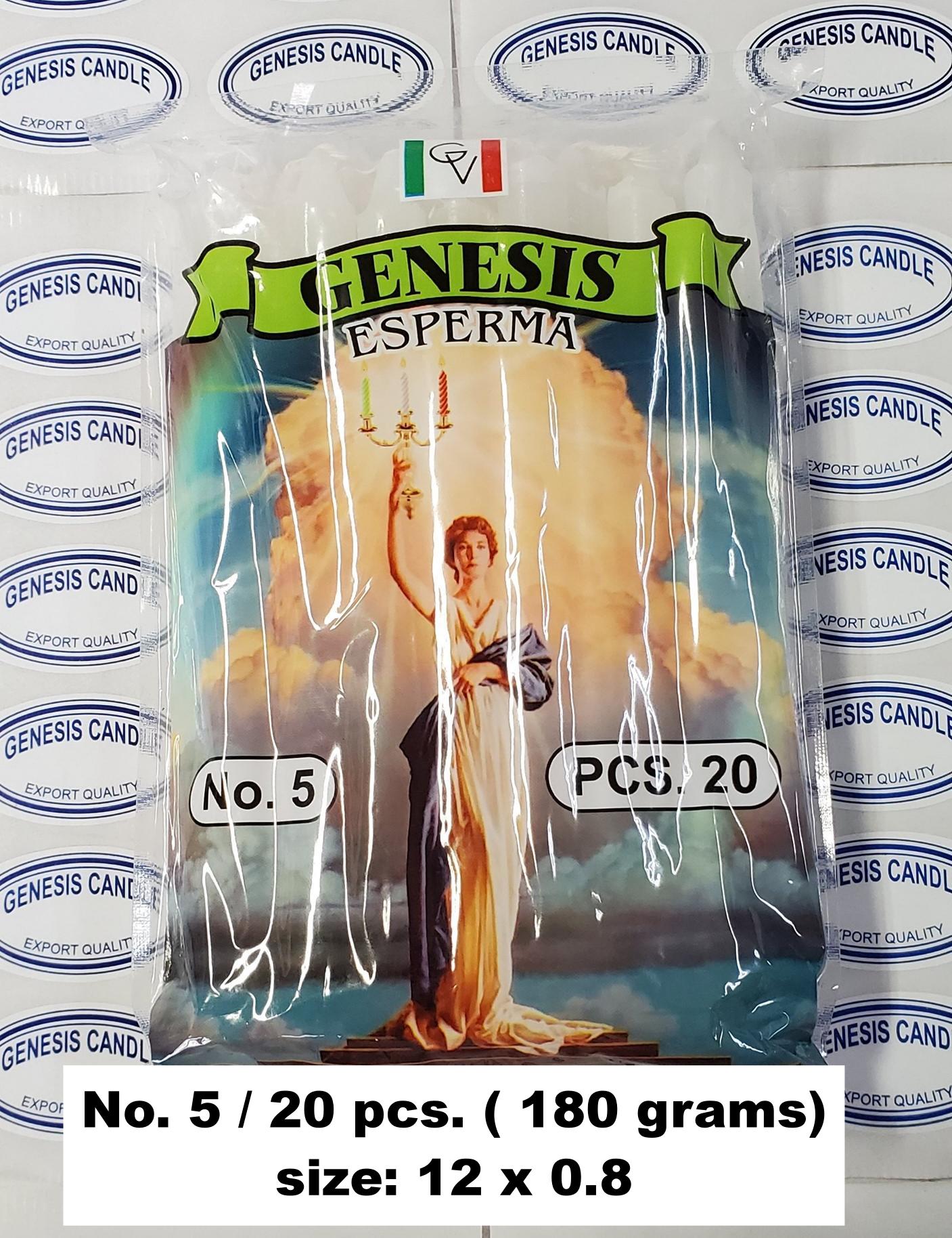 GENESIS CANDLE # 5 / 20 PCS | Lazada PH