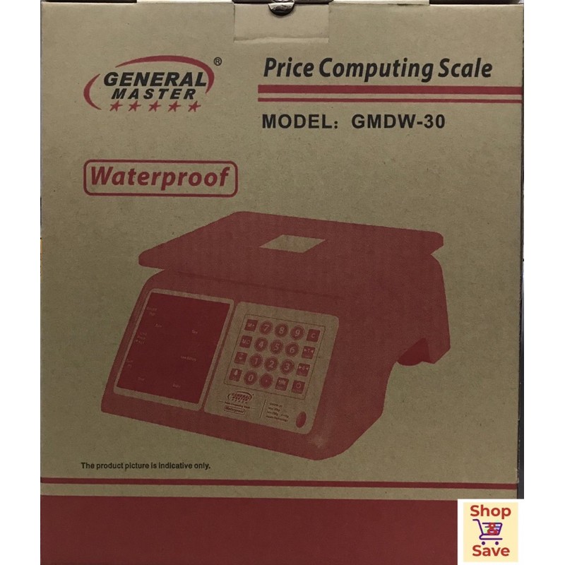 TIMBANGAN / DIGITAL SCALE / GENERAL MASTER 30 KILOS WATERPROOF / PRICE ...