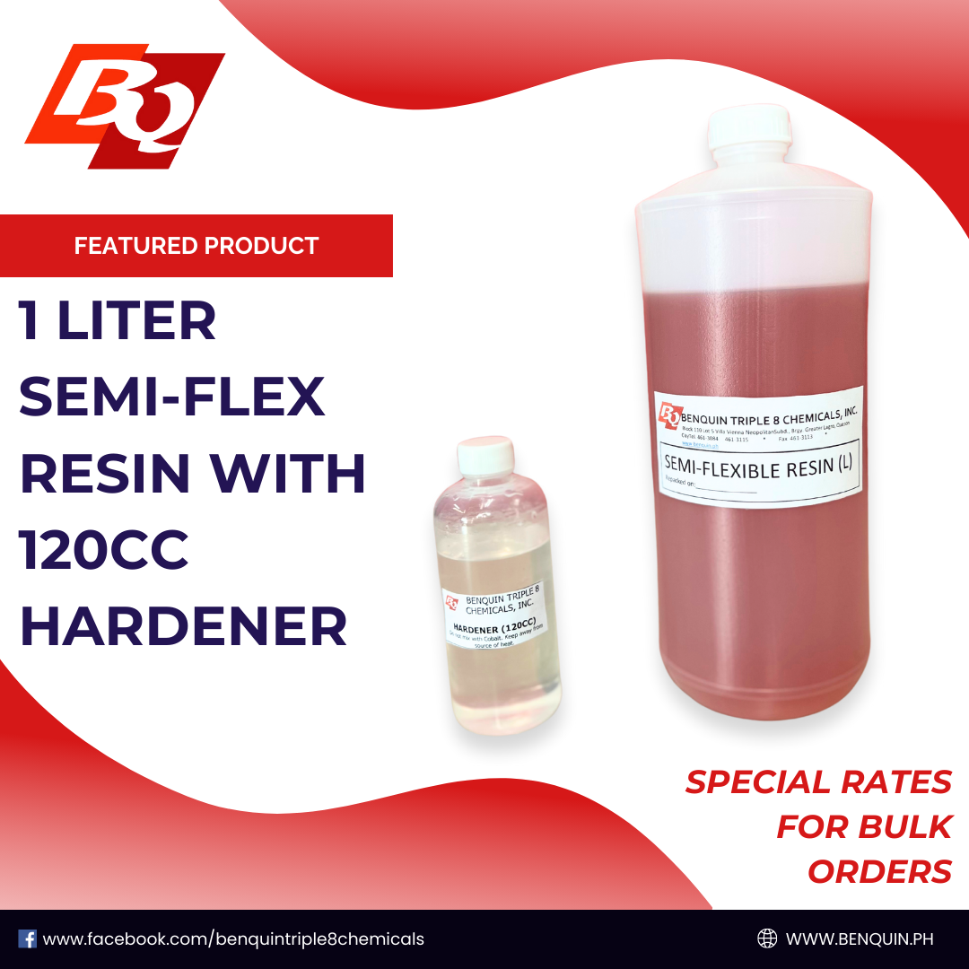 Semi Flexible Resin 1L w 120cc Local Hardener | Lazada PH