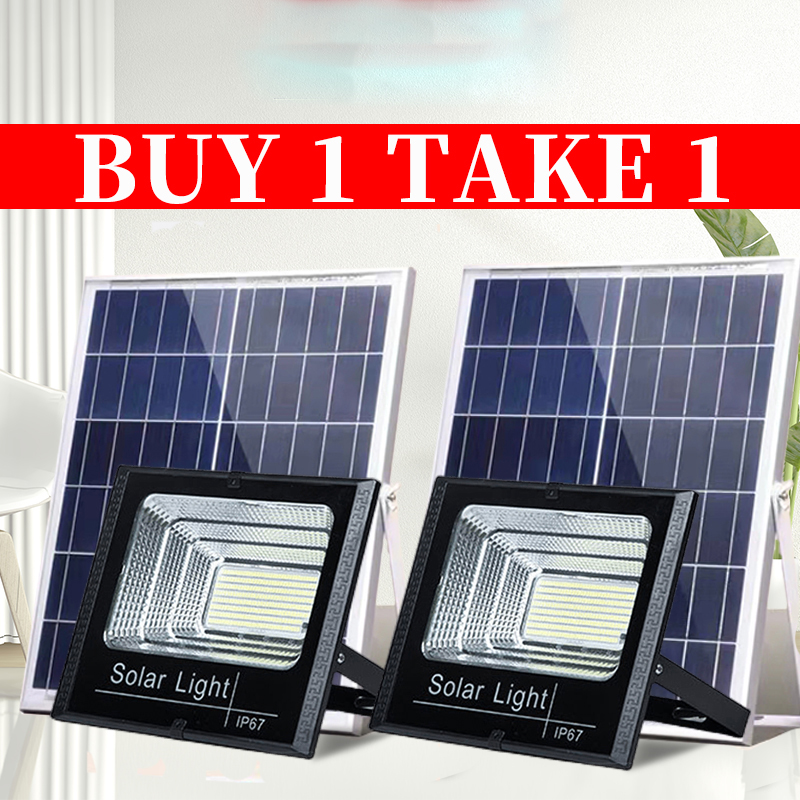 【COD】buy 1 take 1 heavy duty 10000 watts original solar lights outdoor ...
