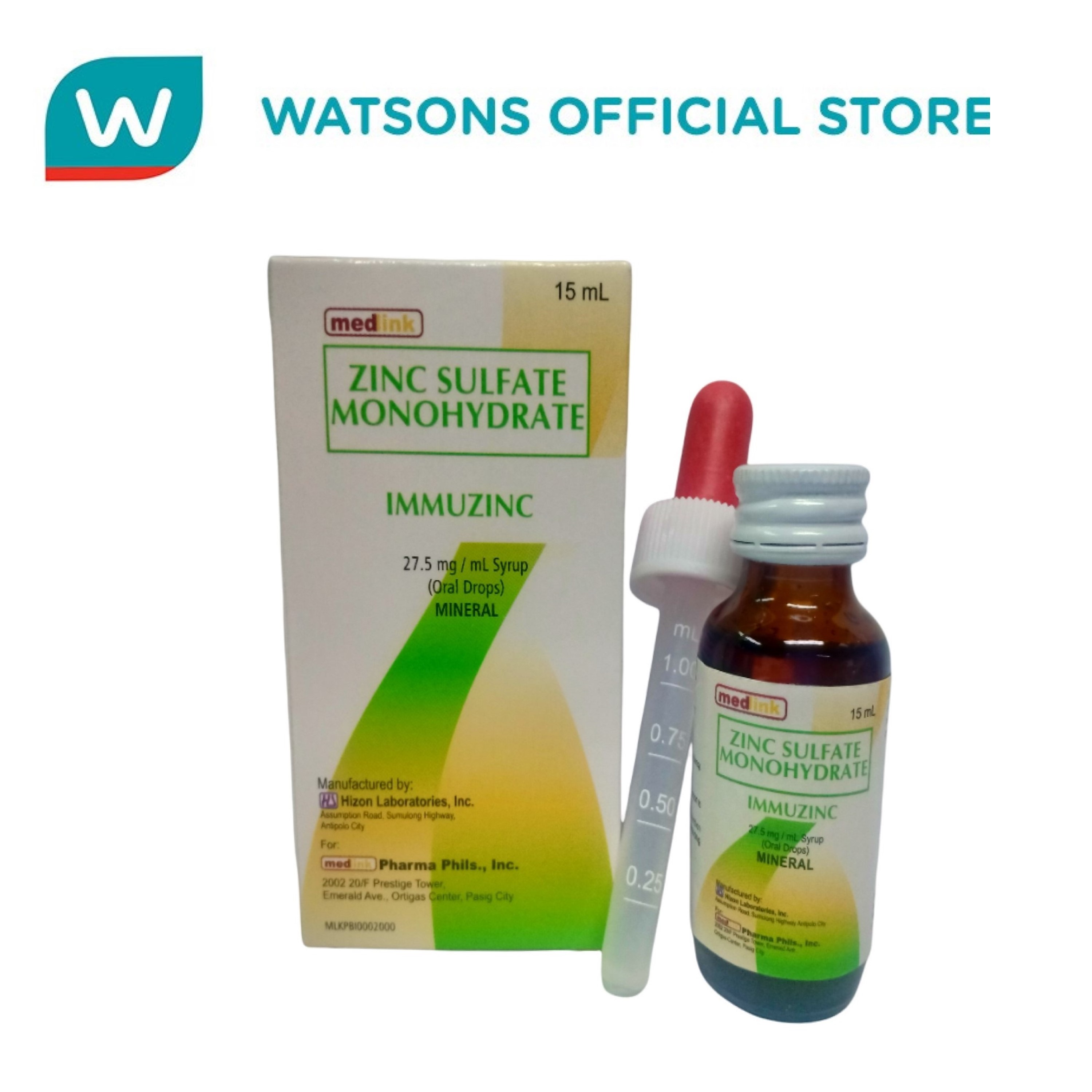 IMMUZINC Drops 15ml | Lazada PH