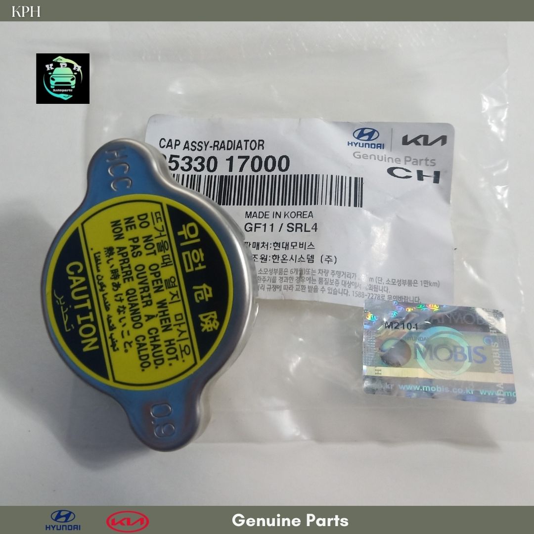RADIATOR CAP 2533017000 for Hyundai Starex, Getz, Accent, KIA Picanto ...
