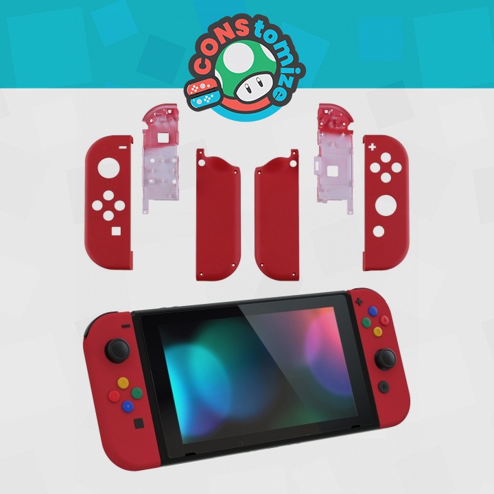 ♭Nintendo Switch Replacement Joy Con Shell - Soft Touch Joycon Shells ...