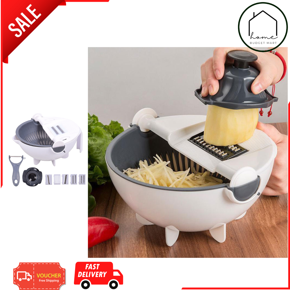 Multi-function Chopper 9 in 1 Slicer I Vegetable Potato Carrot Onion ...