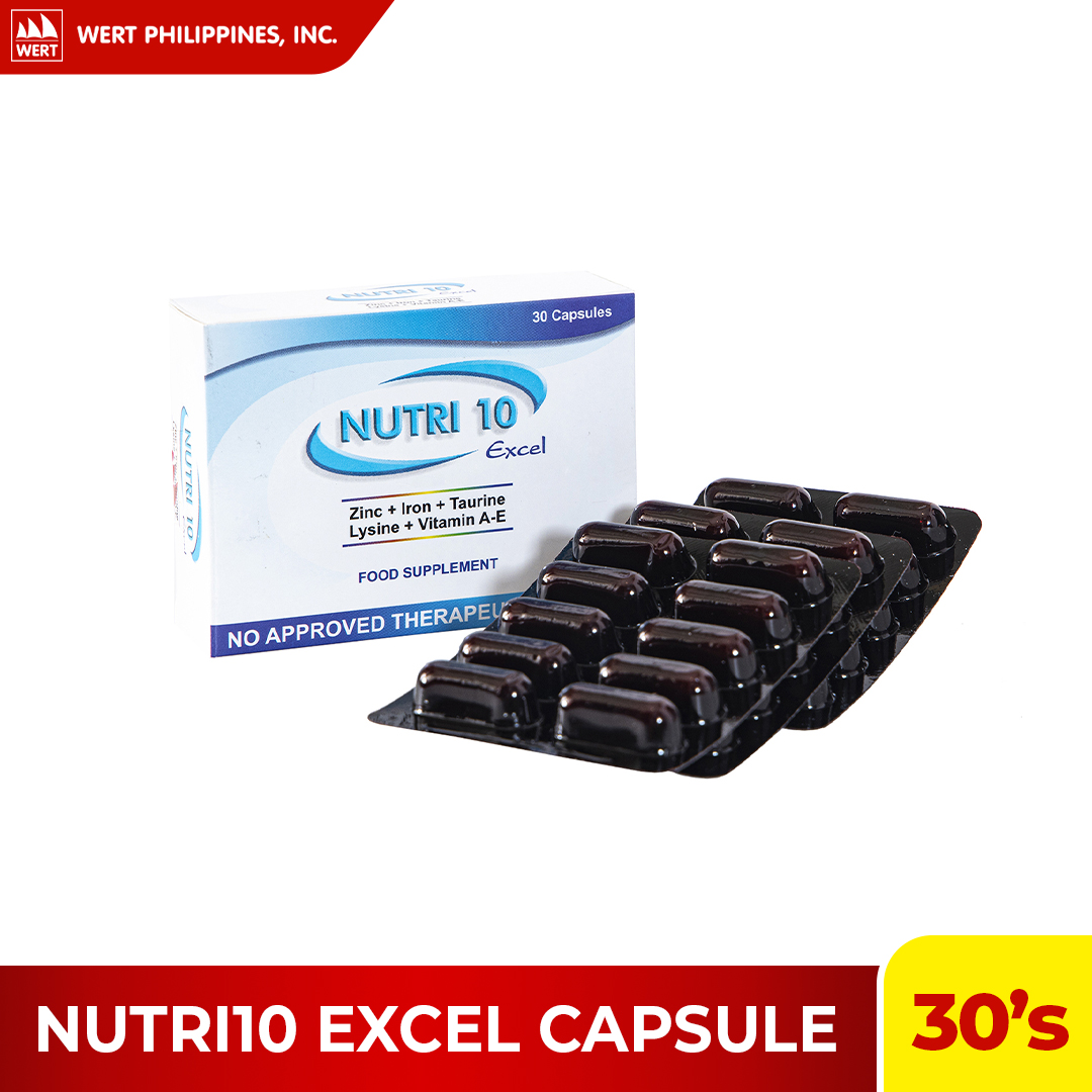 Nutri10 Excel Capsules (30s) Food Supplement | Lazada PH