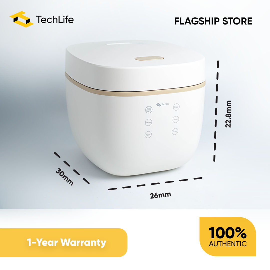 TechLife 4L Digital Rice Cooker | Lazada PH