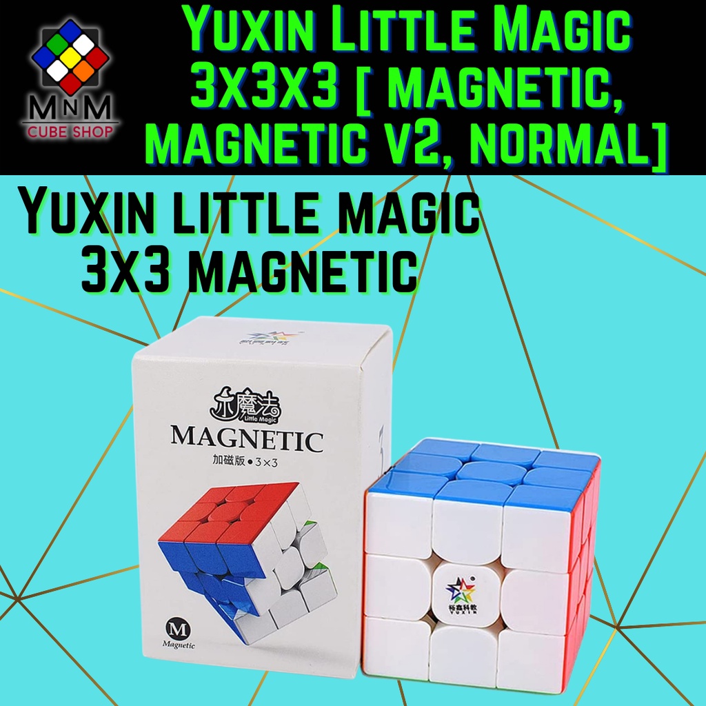 Magnetic v2 Yuxin 3x3x3 Little Magic / Non Magnetic Yuxin 3x3x3 Speed ...