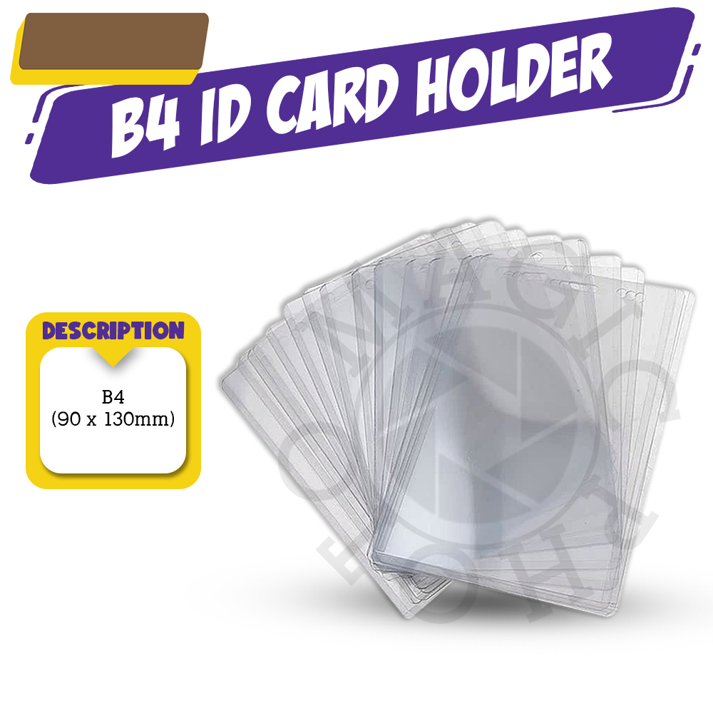 B4 Transparent ID Case Vertical (20pcs per order) | Lazada PH