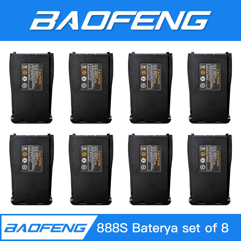 Baofeng 888s 777s 666s 1500mAh spare battery SET OF 2 walkie talkie 666 ...