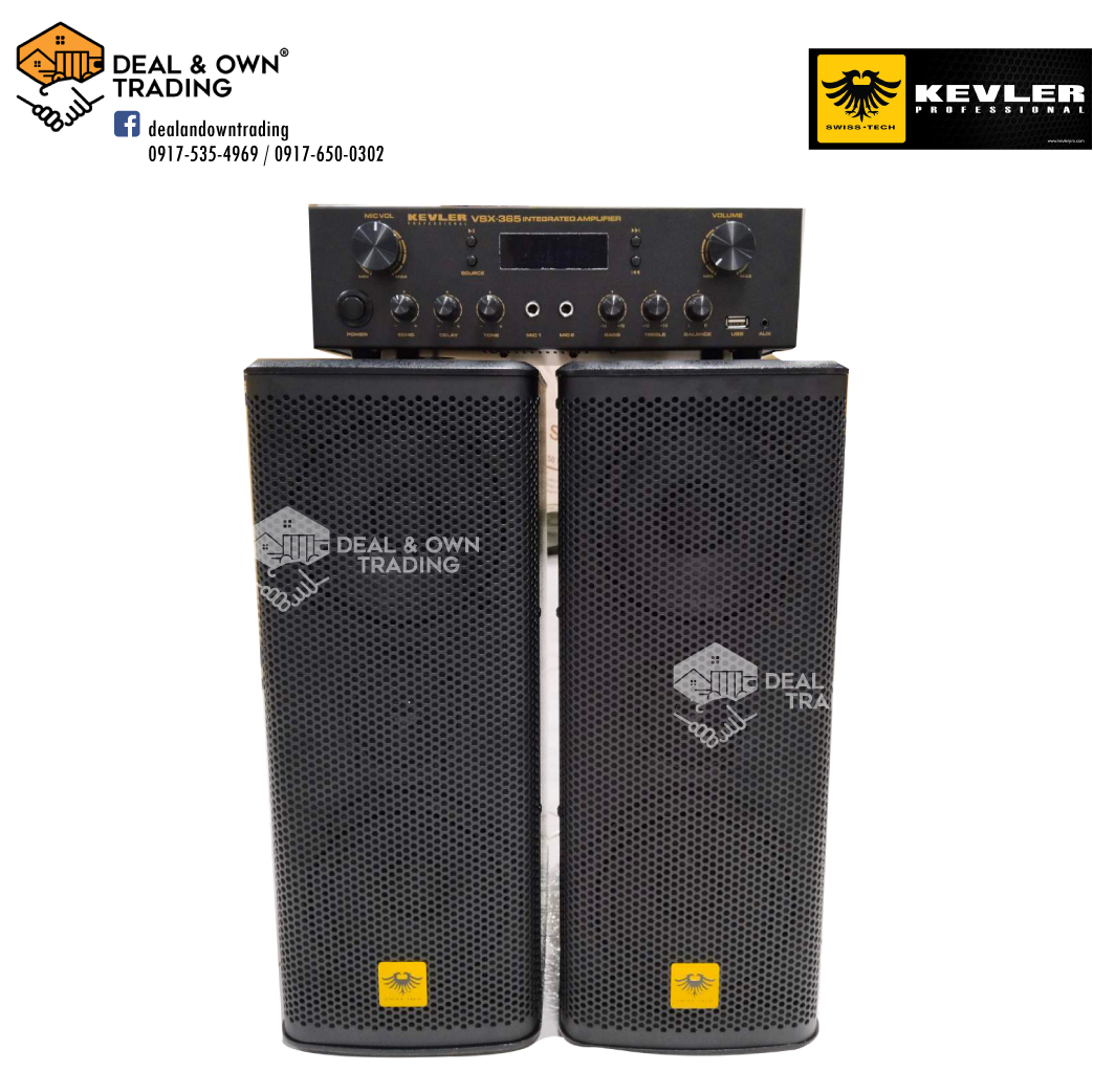 2023 Kevler VSX-365 300W X 2 Mini Component Speaker Set | Lazada PH