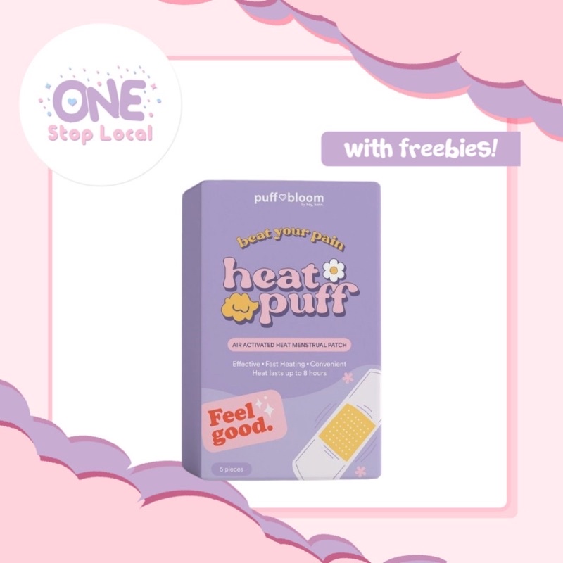 Puff and Bloom Heat Puff - Air activated Heat Menstrual Patch | Lazada PH