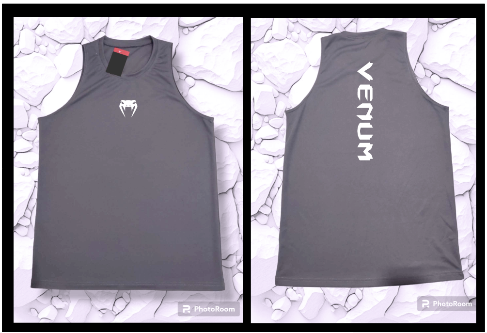 VENUM OUTDOOR SANDO JERSEY back design gym workout running dryfit ...