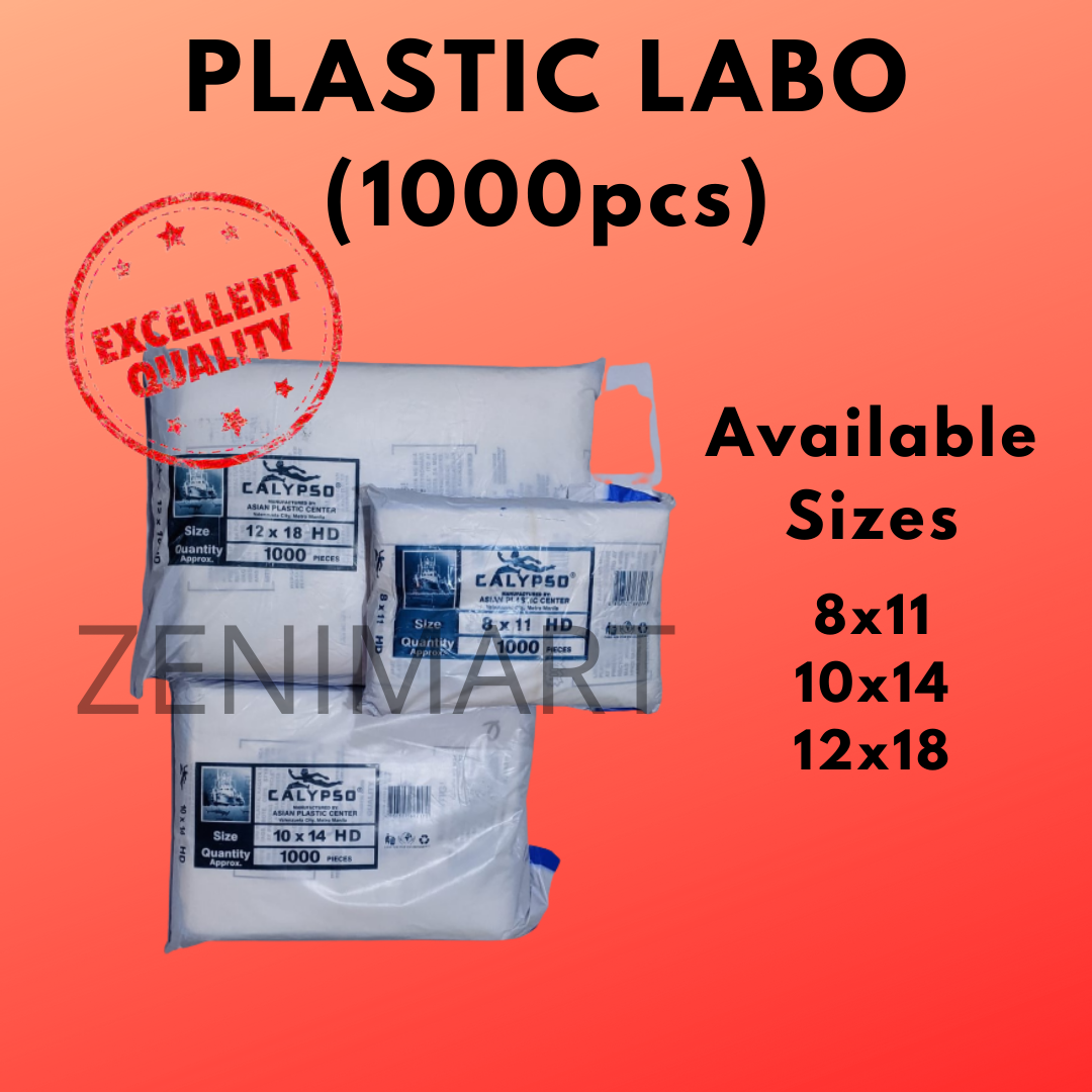 Plastic Labo (1000pcs) | Zenimart | Lazada PH