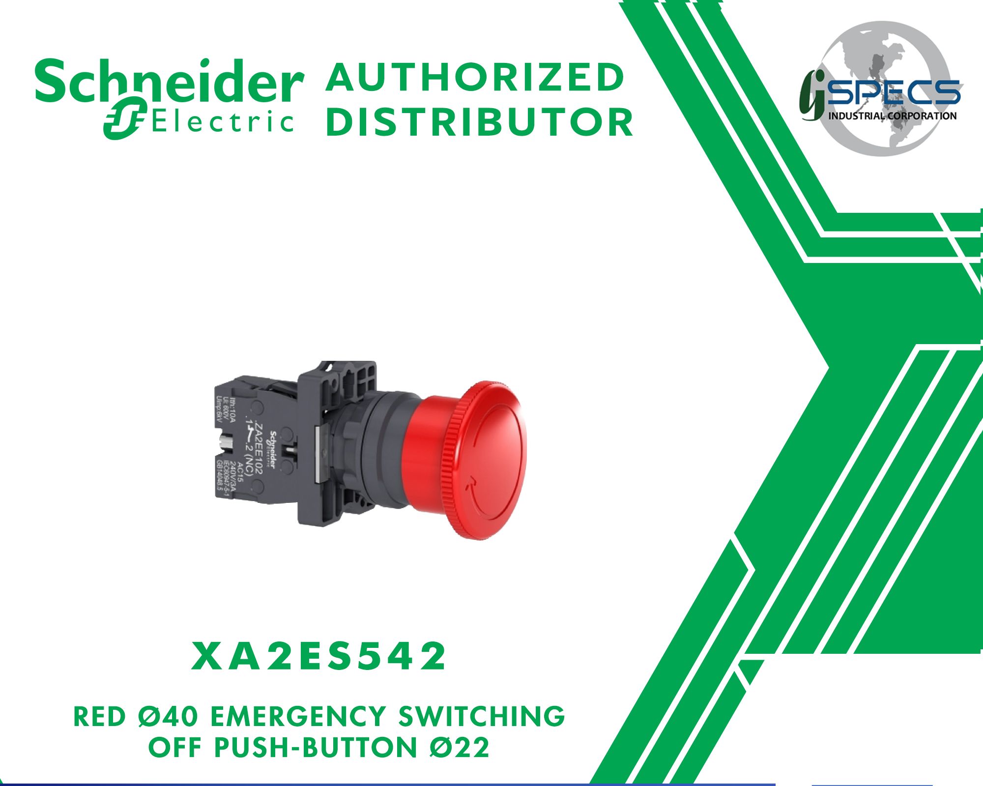 Emergency swtiching off push-button XA2ES542 | Lazada PH