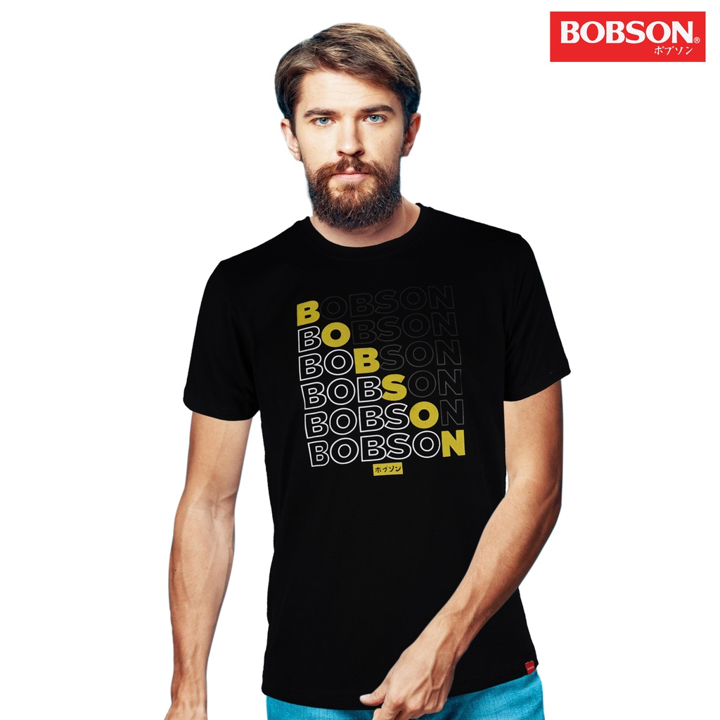 Classic Bobson Men's Basic Tees Semi Body Fit 80546-U (Black) REUX CK ...