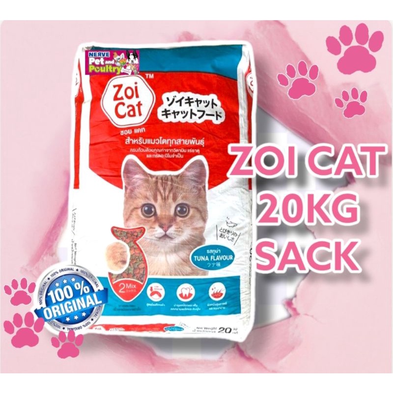 ZOI CAT 20KG SACK CAT FOOD TUNA | Lazada PH