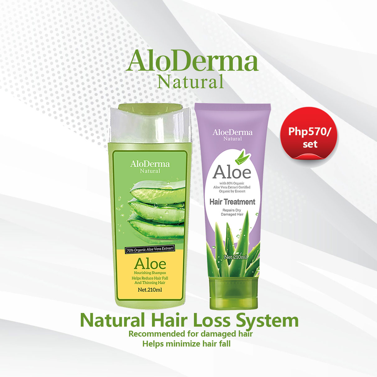 ALODERMA Shampoo and Hair Treatment Set | Lazada PH