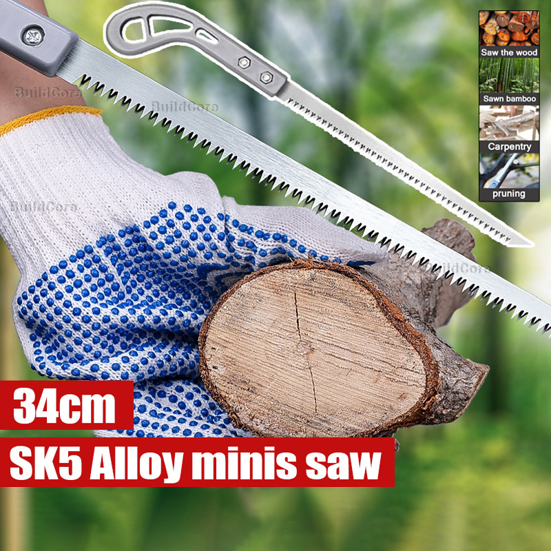 SUPER SHARP SAW Japanese mini handle steel saw for wood cutting wood saw SK5 Saw in a narrow ...