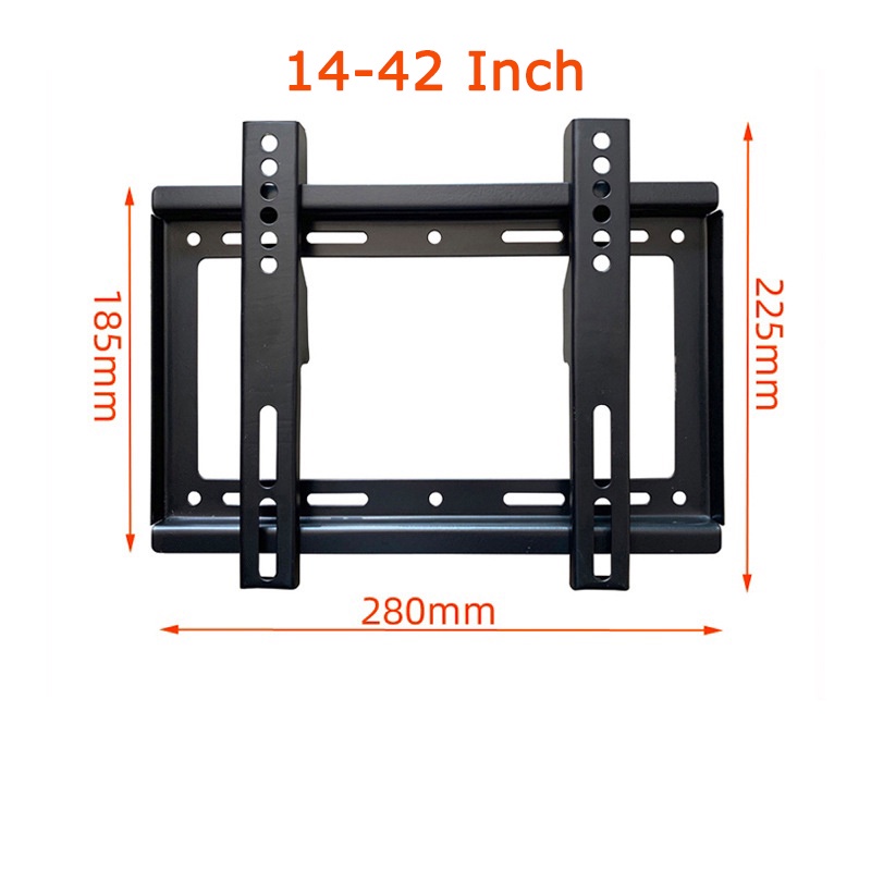 Universal Led Lcd Fixed TV wall mount bracket for 14-63 Inch LED LCD TV ...