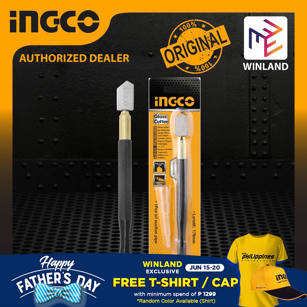 【New】 2022 NEW Ingco Original Industrial Grade Glass Cutter w Iron Body ...