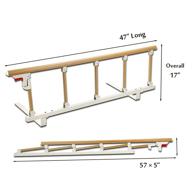 Bed Assist Rail For Seniors Bed Guard Railing Foldable Bed Side Rails ...