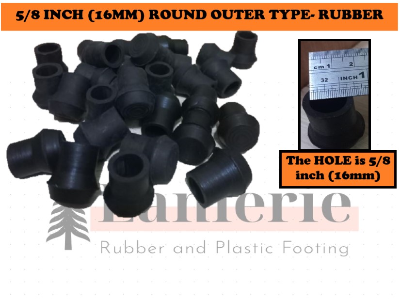 ROUND OUTER RUBBER FOOTING- SOLD PER PIECE-Protect your pipe | Lazada PH