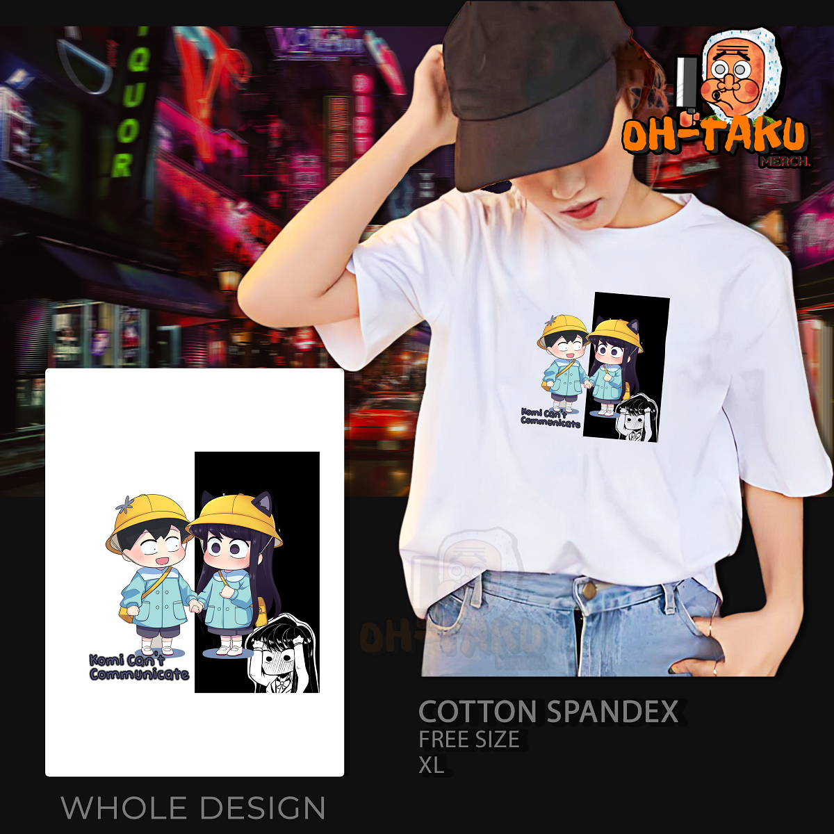 Anime T-Shirt Komi Can't Communicate Otaku Tshirt Adult size and Kids ...