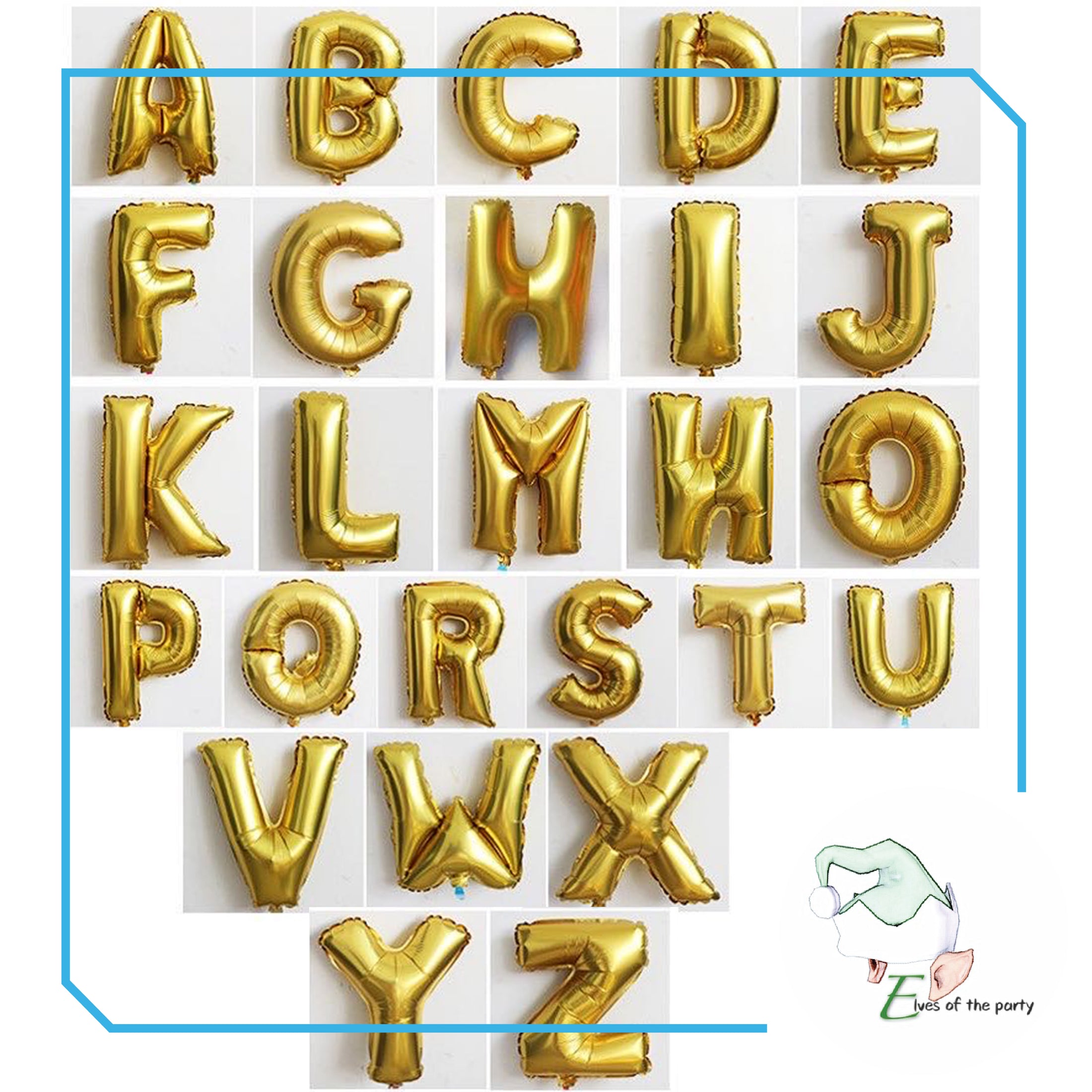 16" Alphabet Foil Balloons (Letter A to N) | Lazada PH