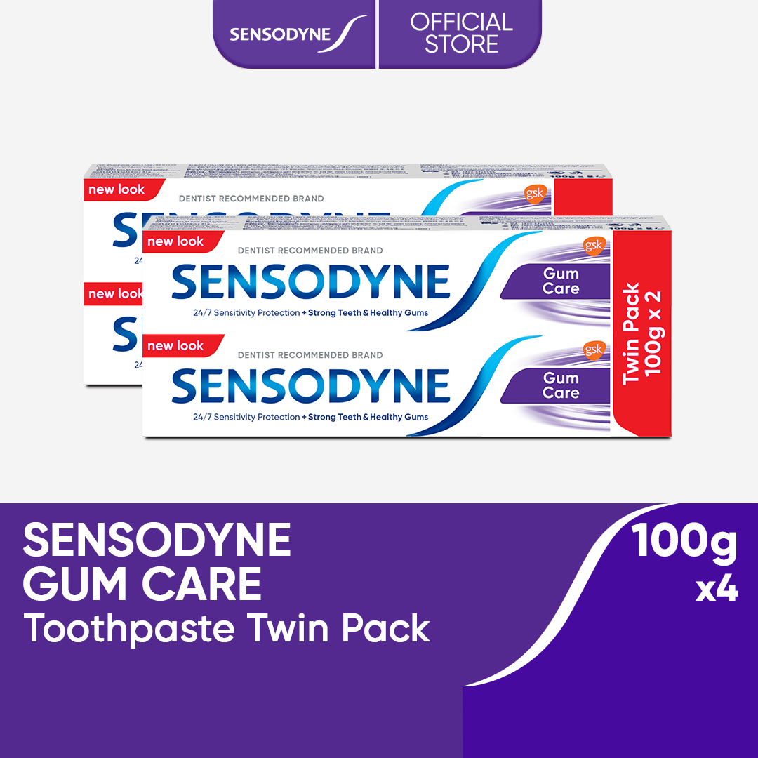 Sensodyne Gum Care Toothpaste 100g [Pack of 4] for Sensitivity ...