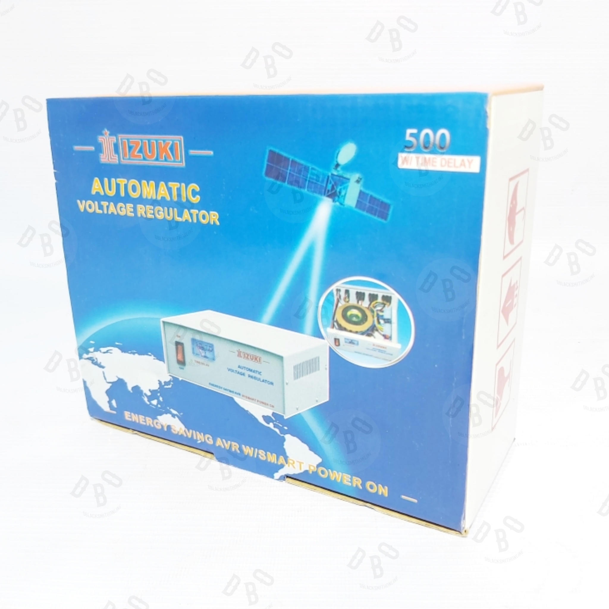 Izuki (Time Delay) Automatic Voltage Regulator 500W AVR for PC Computer ...