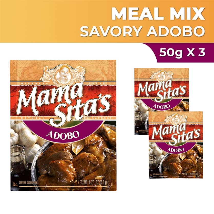 Mama Sita's Meal Mix Savory Adobo 50g X 3 | Lazada PH