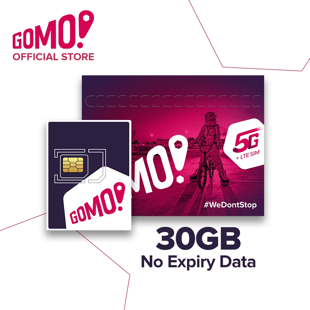 GOMO UNLI DATA FOR 30DAYS (GLOBE NETWORK) OR 30GB consumable | Lazada PH