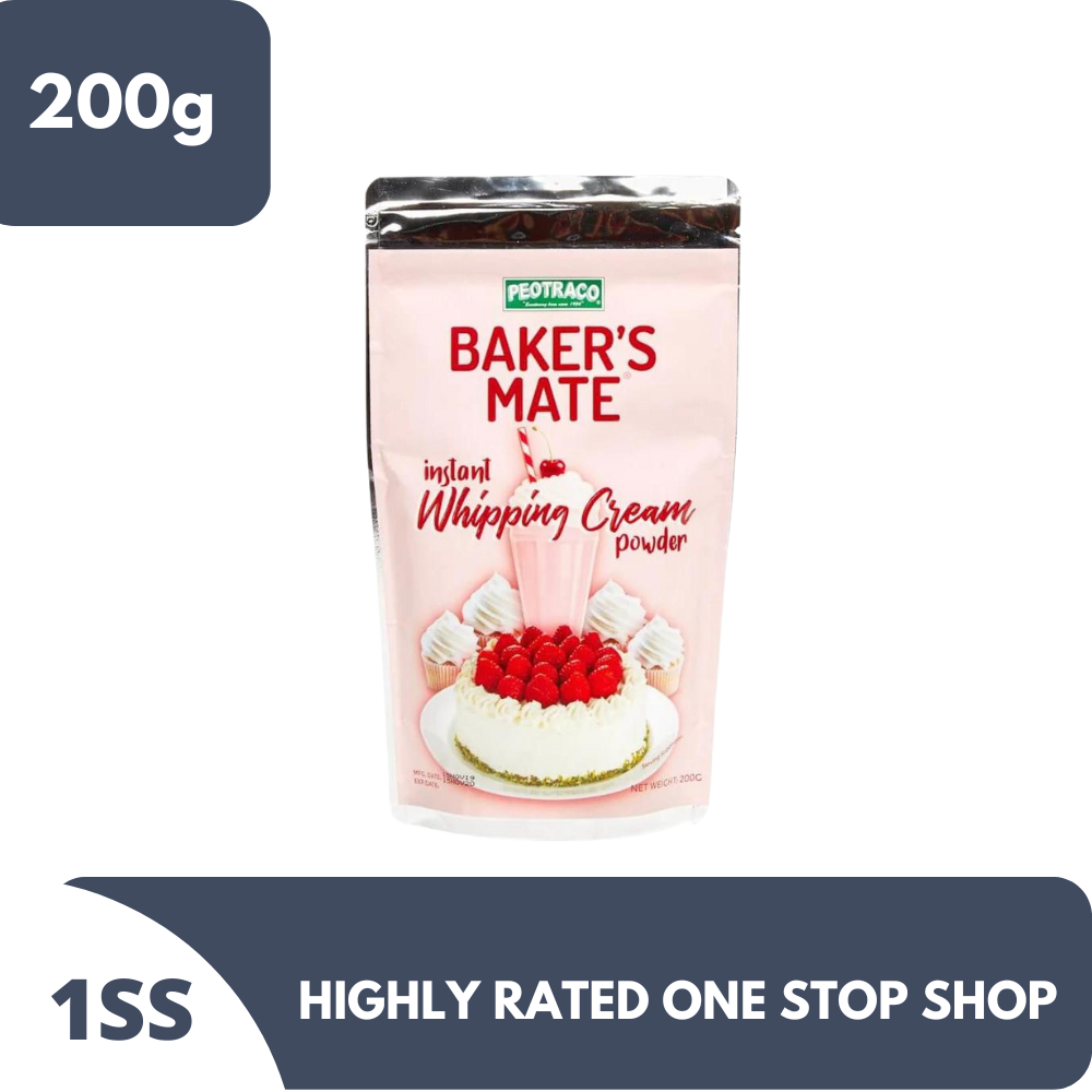 Peotraco Baker's Mate Instant Whipping Cream Powder 200g | Lazada PH